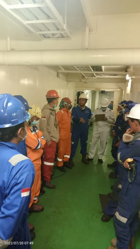 COOLCO Project FSRU NRS Forepeak Tank Repairs | Gallery | PT. Lars ...