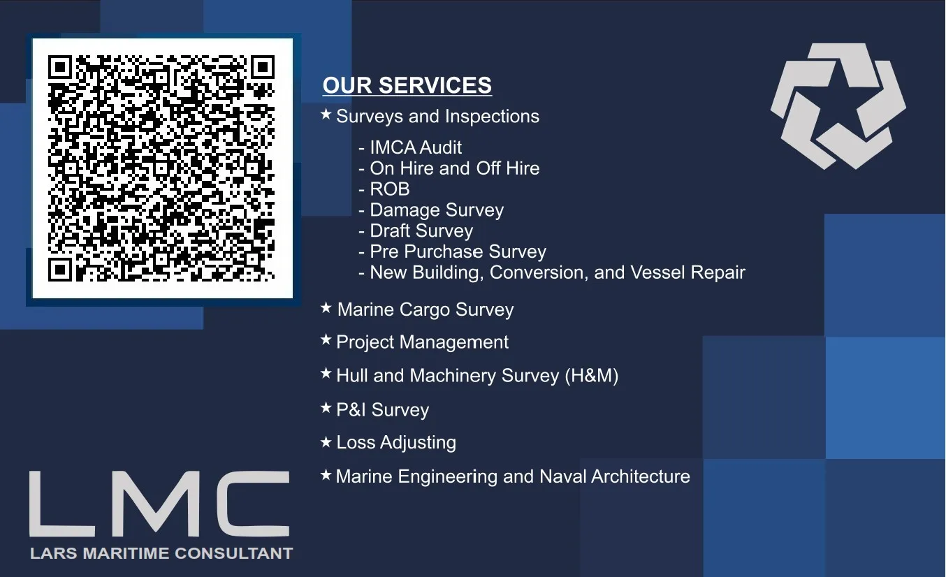 QR Code for adding contact | About Us | PT. Lars Maritime Consultant